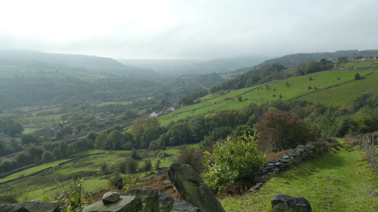 Colne Valley Circular Walk, and Slaithwaite Moors, West Yorkshire - YouTube