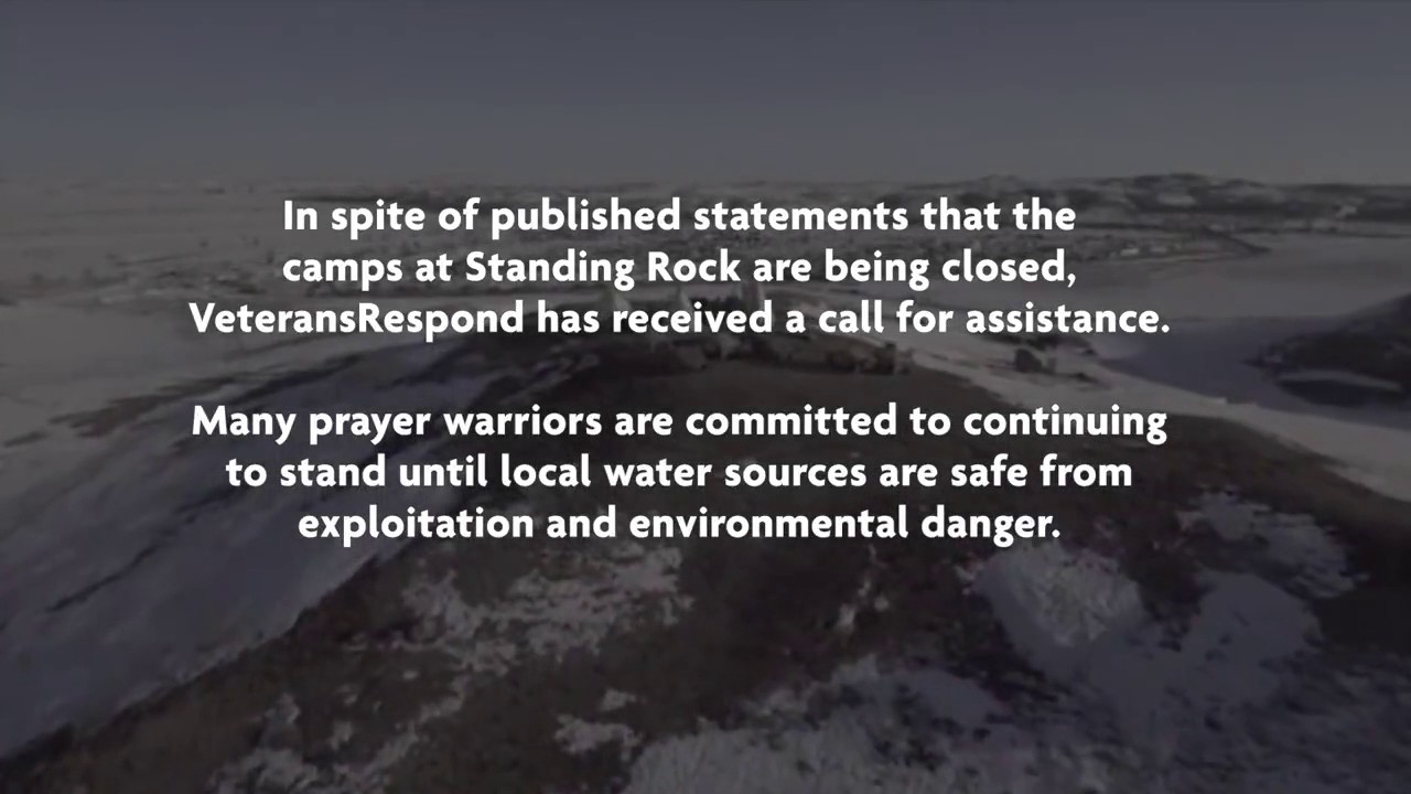 VeteransRespond is organizing a return to Standing Rock (DAPL) - YouTube