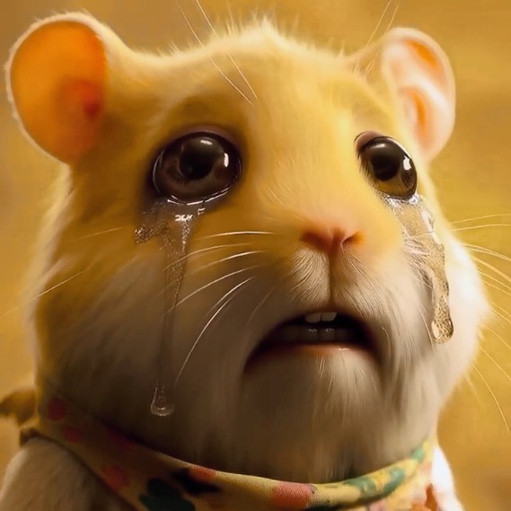 Hamster can't stop crying........😭😱 #ai #aiartanimation #aiart # ...