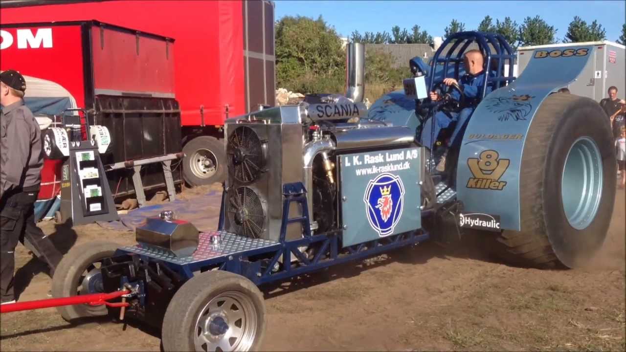 Agressive Scania R6 Turbo Engine Tractor! - DM TRACTOR PULLING! - YouTube