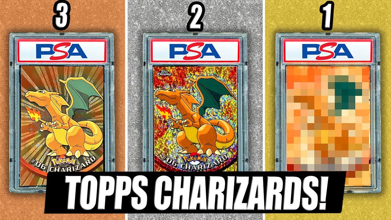 Showing ALL 20 Topps Series 1 Charizard Variations + Consignments ...
