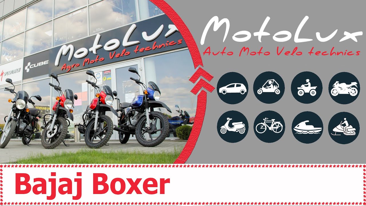 Мотоцикли Bajaj Boxer відео огляд || Мотоциклы Баджаж Боксер видео ...