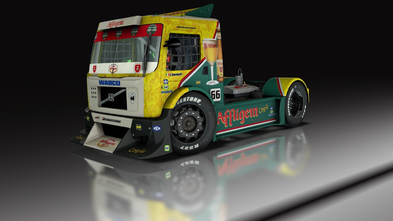 Carrera a 5 vueltas con el Volvo Formula Truck en Zandvoort - YouTube