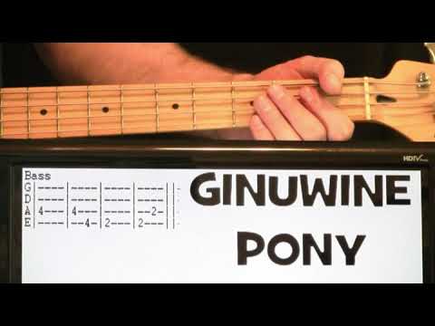 Ginuwine Pony Guitar Chords Lesson & Tab Tutorial Bass Tabs - YouTube