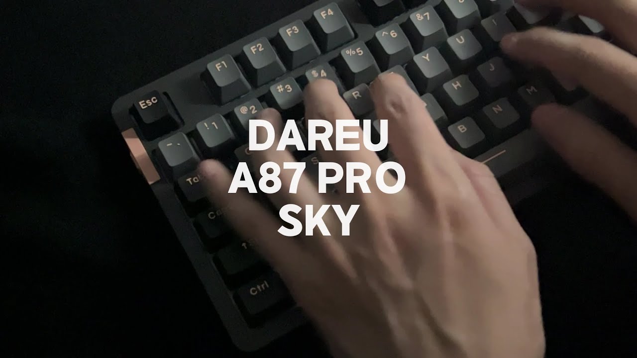 ASMR | DAREU A87PRO SKY - YouTube