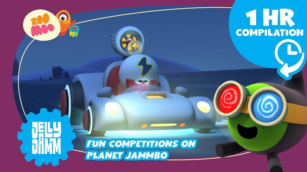 Jelly Jamm - 1 HOUR Compilation Video - Fun Competitions on Planet Jammbo - @ZooMoo - YouTube