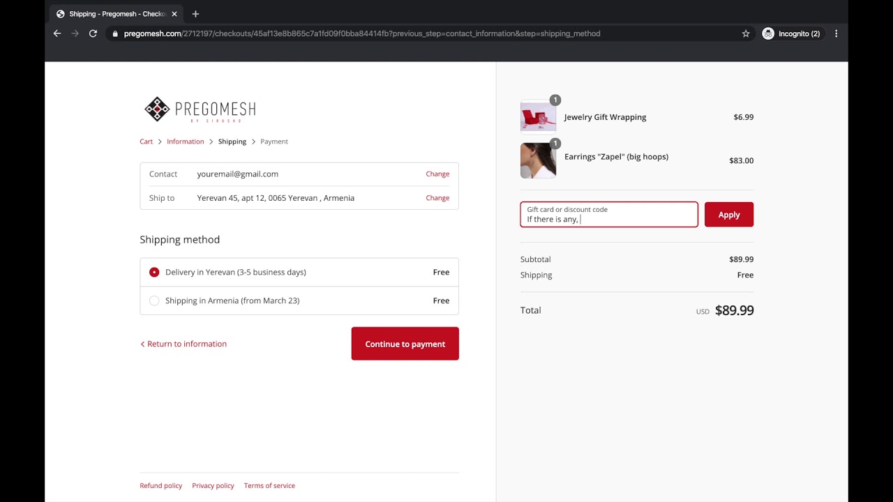 TUTORIAL - How to place an order on www.pregomesh.com - YouTube