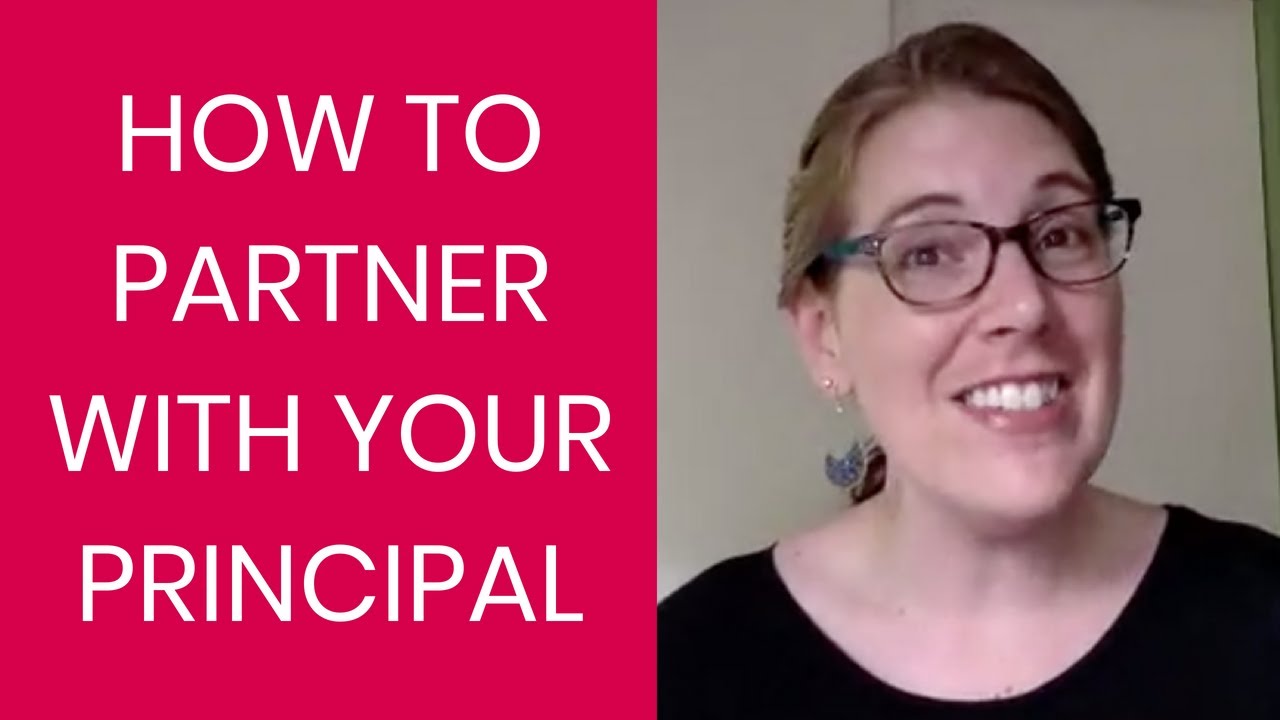 How to Partner with your Principal - YouTube