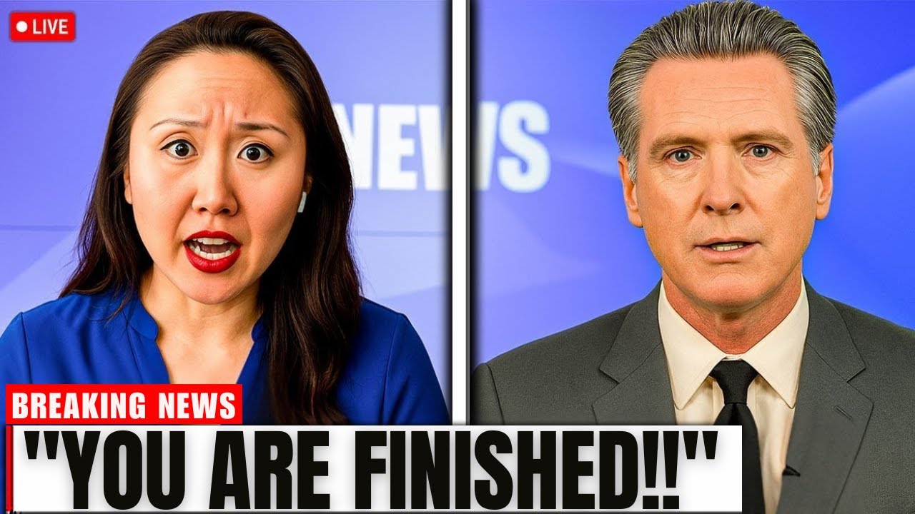 Gavin Newsom ERUPTS After Lindi Li EXPOSES Him on LIVE TV! - YouTube