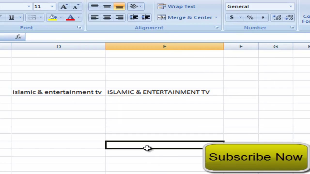 How To Make Small Letter To Capital Letter In Excel Formula YouTube How To Make Small Letter To Capital Letter In Excel Formula YouTube