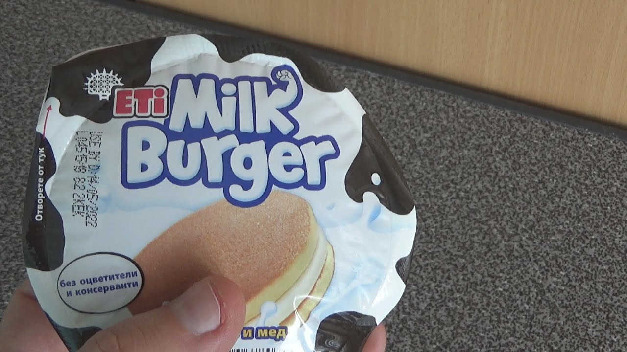 ETi Milk Burger Milk and Honey 35 g Unboxing and Test - YouTube