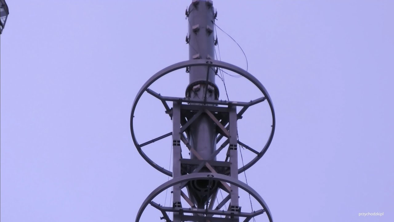 Warszawa / Warsaw Iglica Varso Tower etapy montażu z Al. Jerozolimskich ...