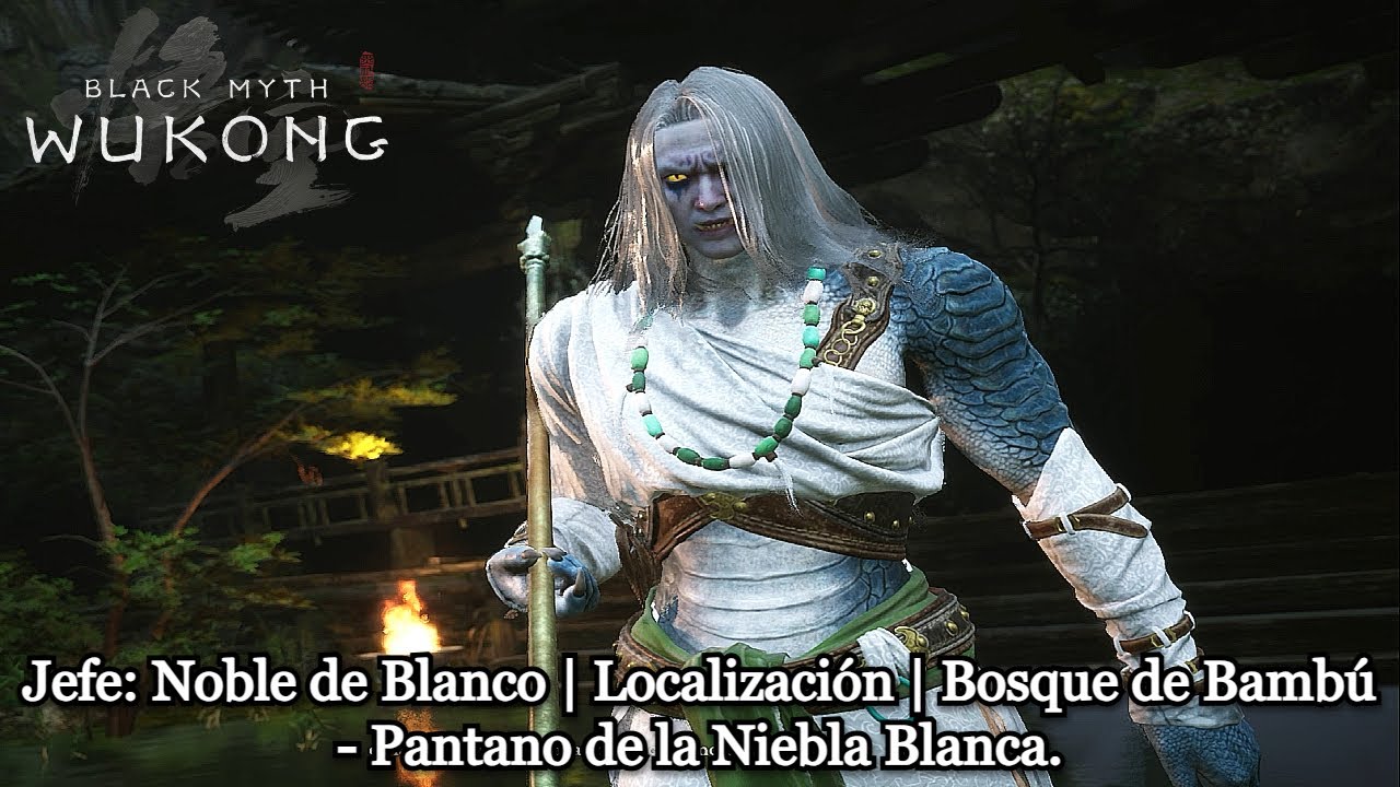 Black Myth Wukong | Jefe Noble de Blanco | Localización | Bosque de ...