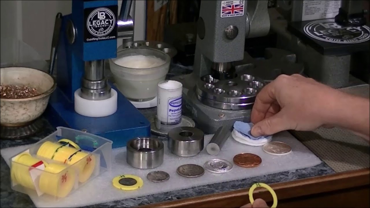 3/4" Coin Ring Punch and Spacer Set - For coin ring making - Legacy ...