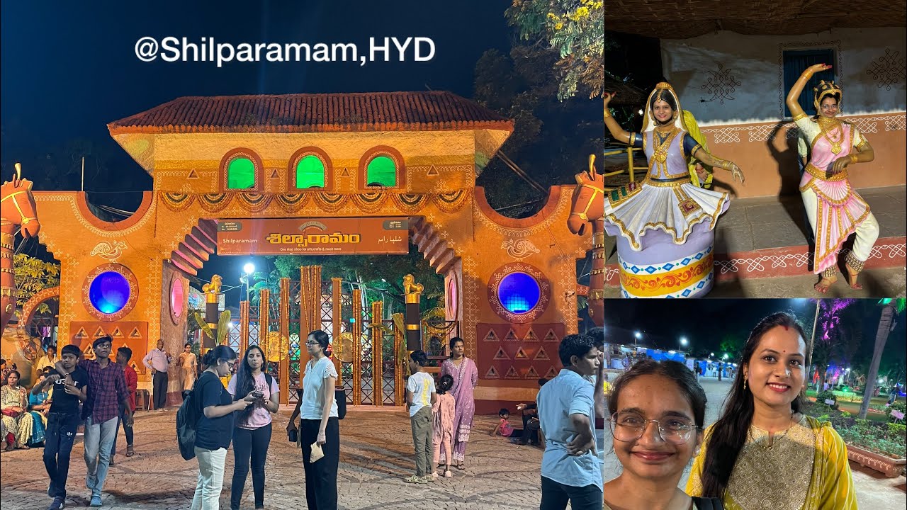 @Shilparamam art and craft village.🏠🌳🐦‍⬛🎨 We thoroughly enjoyed ...