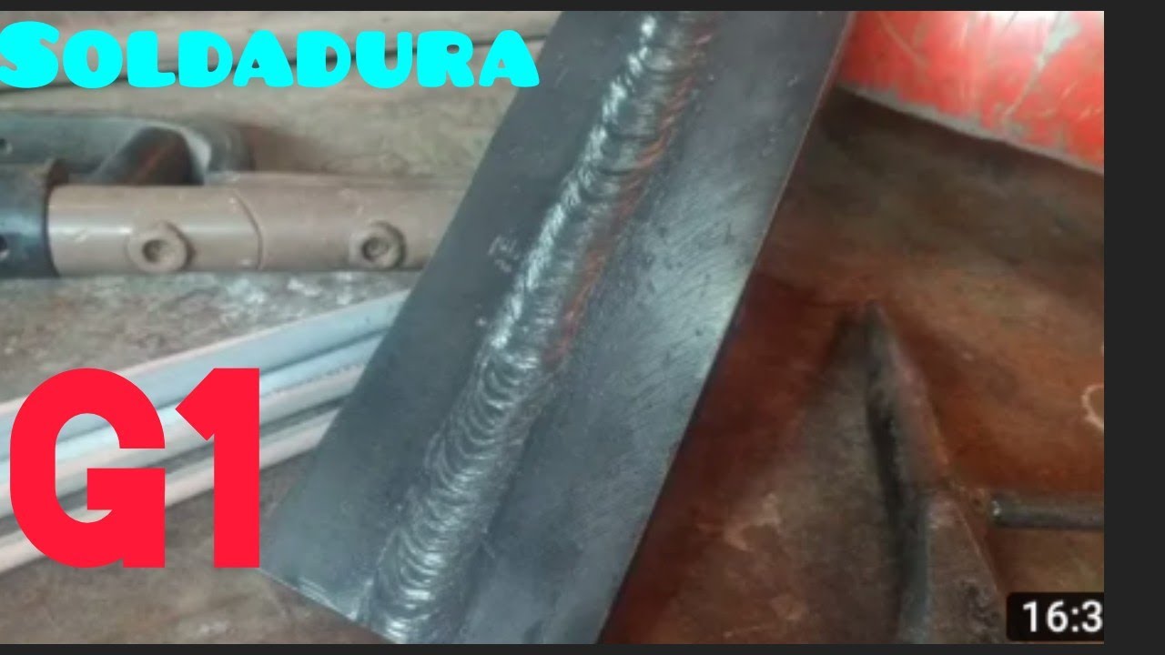 cómo soldar posición plana con bisel g1 electrodo 6010 y 7018. 🧰🛠️ ...
