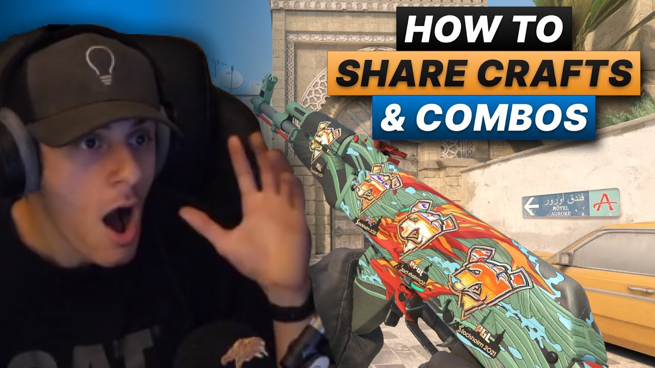 ArrowCS SHOWS HOW TO SHARE SKIN COMBOS AND CRAFTS | CS2 | - YouTube