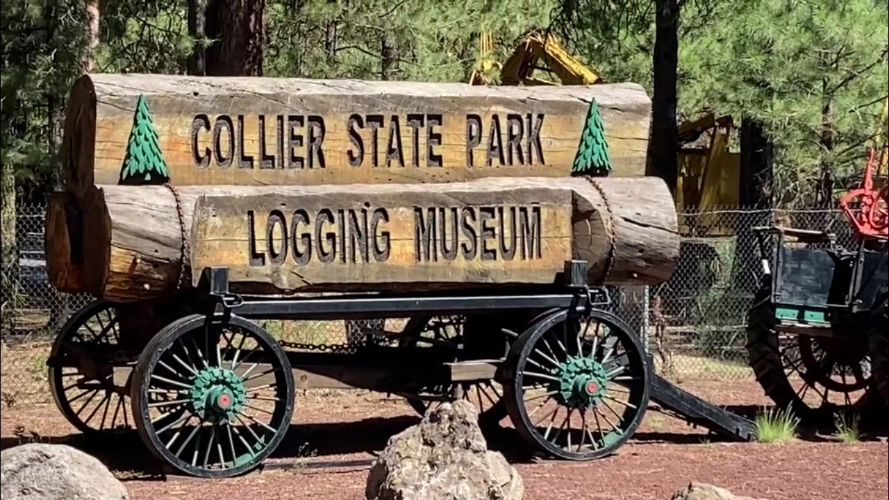 1383. Collier state park logging museum - YouTube
