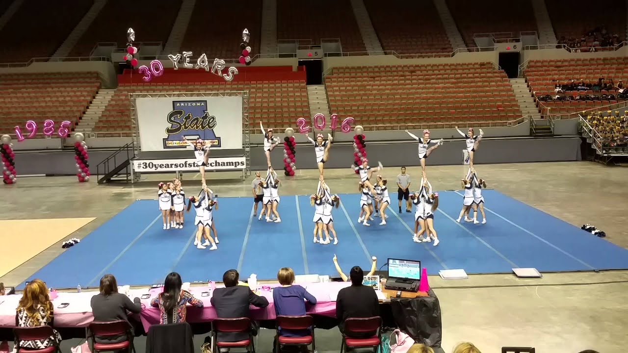 Cactus Shadows Cheerleading 2016 at the AZ Cheer and Pom Championships ...