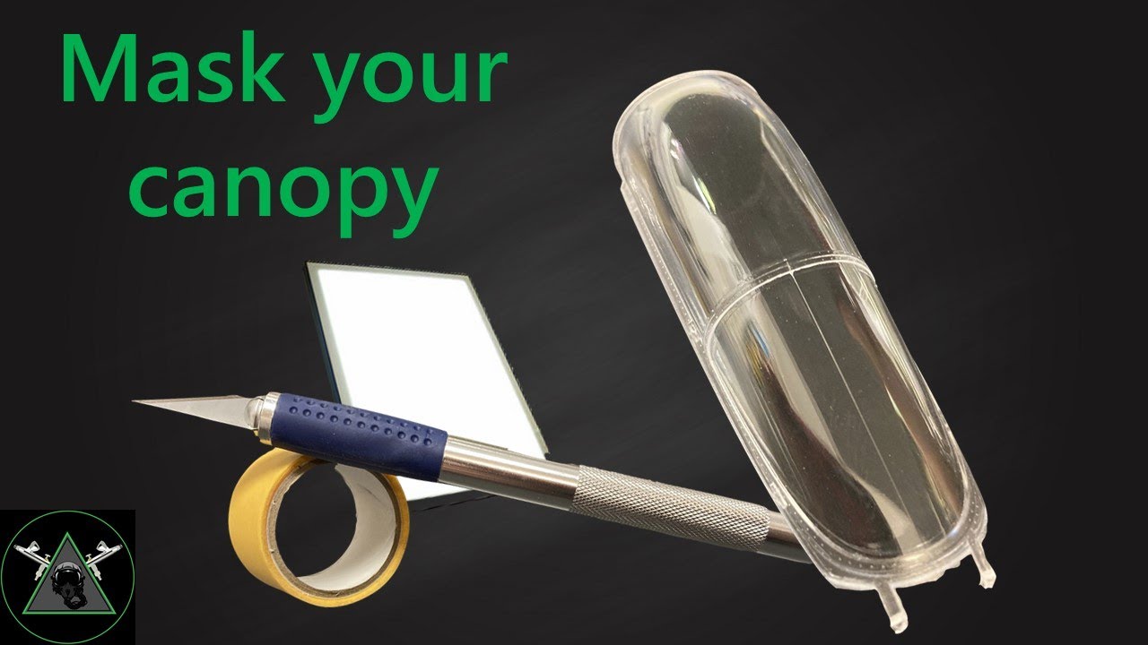 How to mask your canopy with tape Tutorial - YouTube