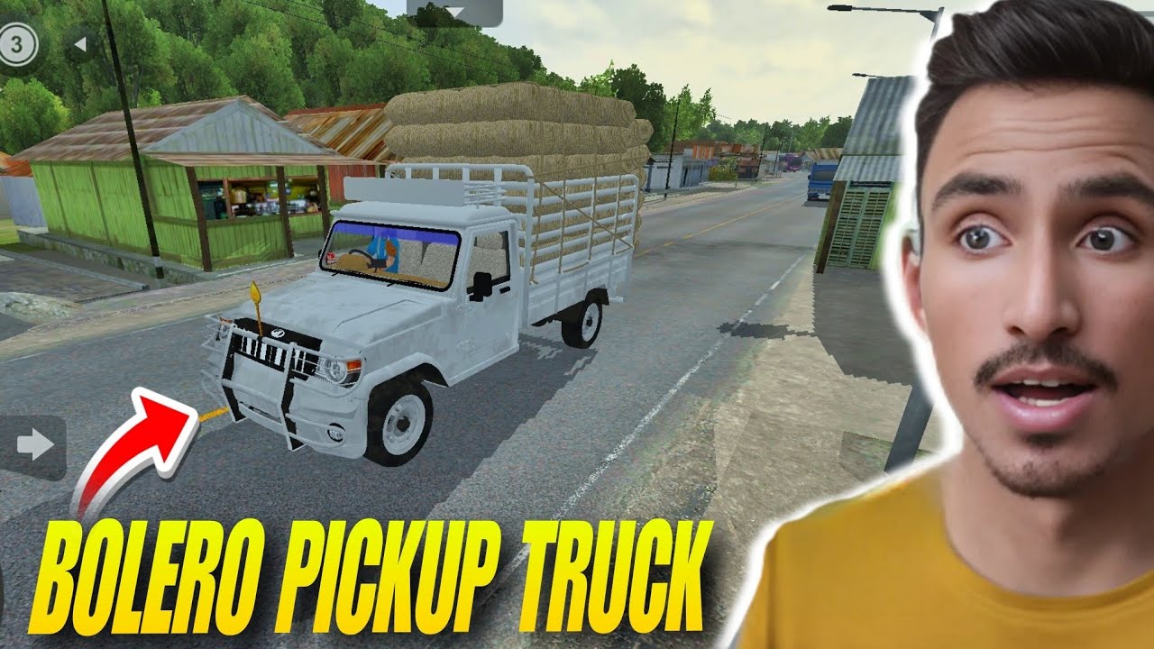 "Heavy Load, Tough Roads! 🔥Mahindra Bolero Pickup Struggles in Bussid ...