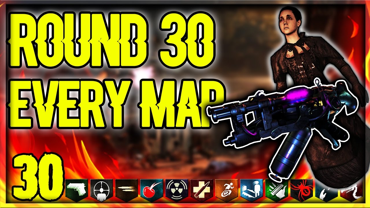 ROUND 30 ON EVERY BLACK OPS 2 MAP!( BO2 ZOMBIES) - YouTube