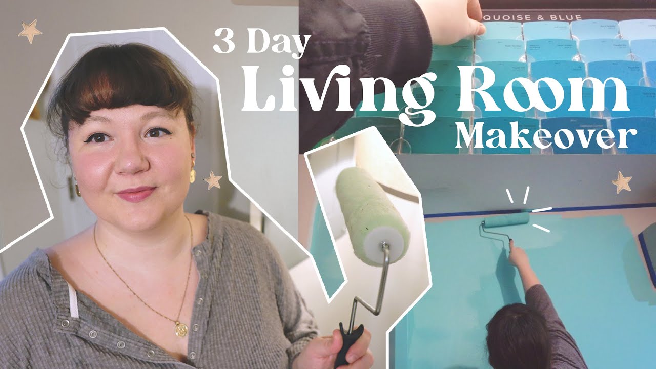 Living room GLOW UP! 💫 NYC small apartment makeover in 3 days - YouTube