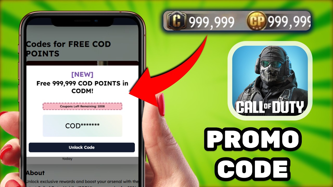 February 2026 CODM Redeem Codes (FREE COD POINTS) - ALL Working! FREE ...