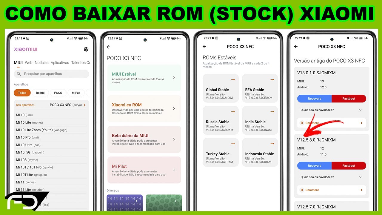 Como baixar Rom oficial (stock) e atualizações de qualquer aparelho ...