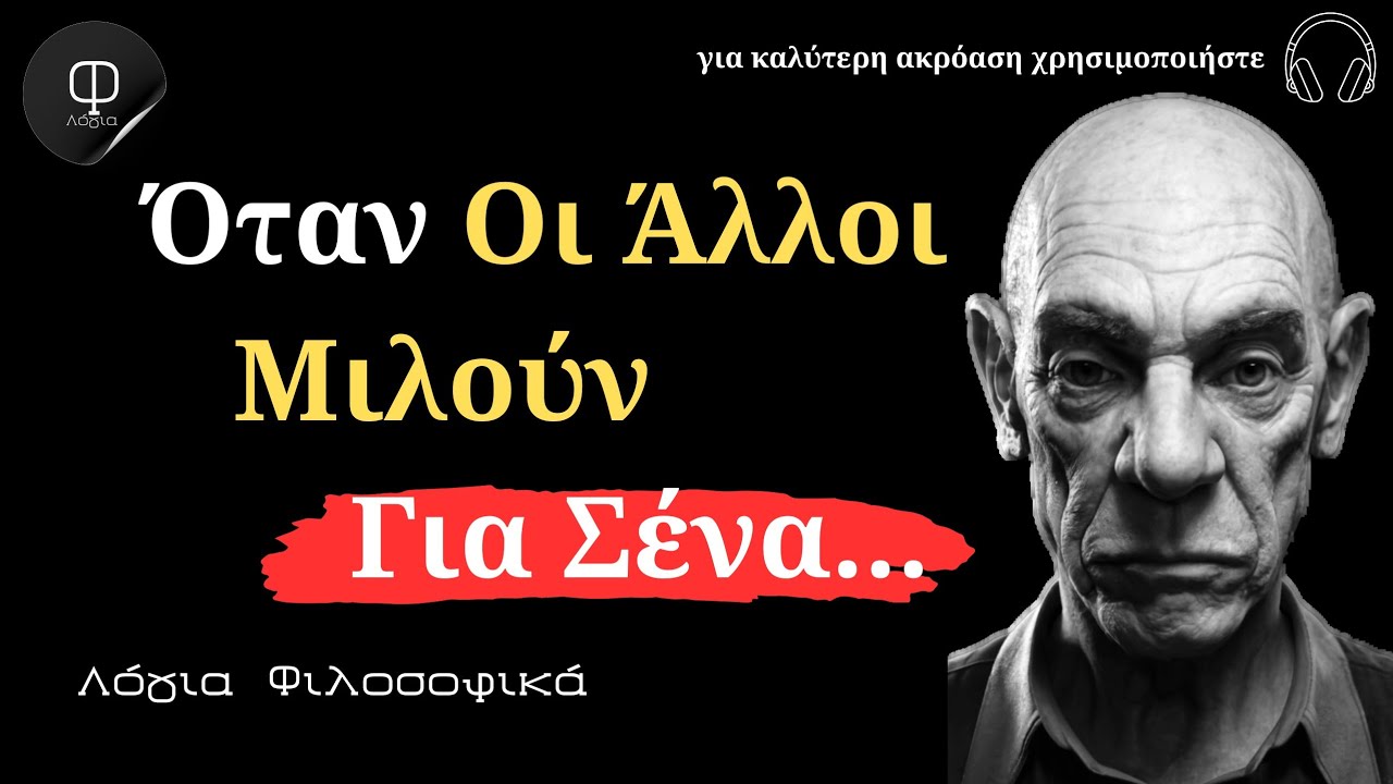 Όταν δεν Έχεις ζωή... | Λόγια Φιλοσοφικά - YouTube