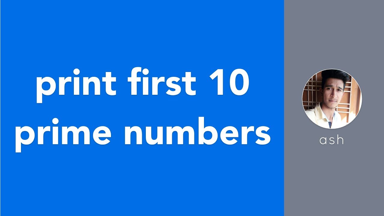 Print First 10 Prime Numbers In C Language In Hindi YouTube Print First 10 Prime Numbers In C Language In Hindi YouTube