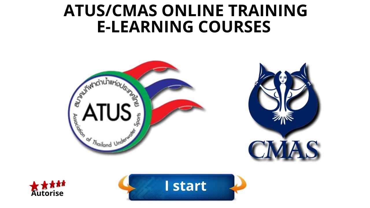 🥂ATUS #CMAS E LEARNING with ATUS, World Confederation of Underwater ...