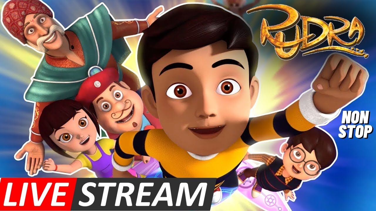 Rudra: LIVE STREAM 🔴 | The Magical Adventures | Fun Animated Show for ...