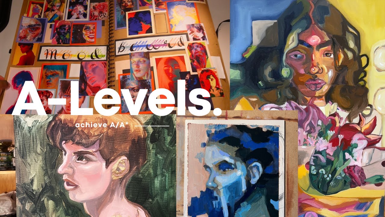 Sketchbook Tour - A-Level Fine Art | Grade A (8 marks off an A*) - YouTube