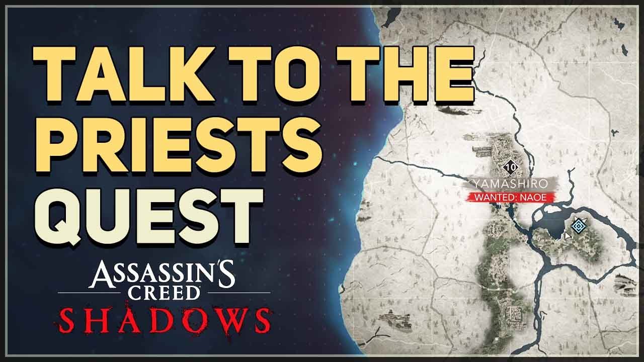 Talk to the priests Assassin's Creed Shadows - YouTube