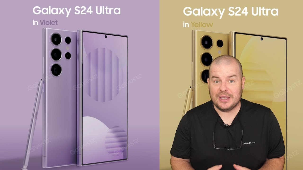 Galaxy S24 Ultra Official Color Photo Renders - YouTube