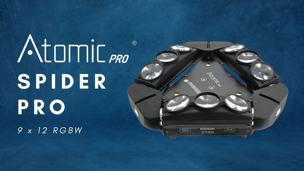Atomic Pro Spider Pro 9x12 RGBW | Pro-Show Distribution - YouTube