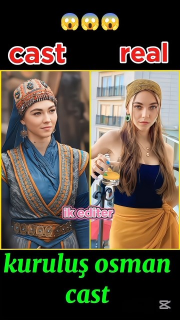 Kuruluş usman ⚡ cast and real life ☠️😱⚡💥#shortsfeed #viralshorts # ...
