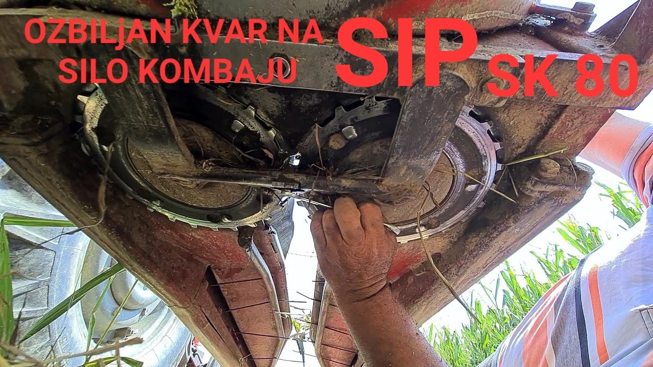 Ozbiljan Kvar na Silo Kombaju SIP SK 80 - YouTube