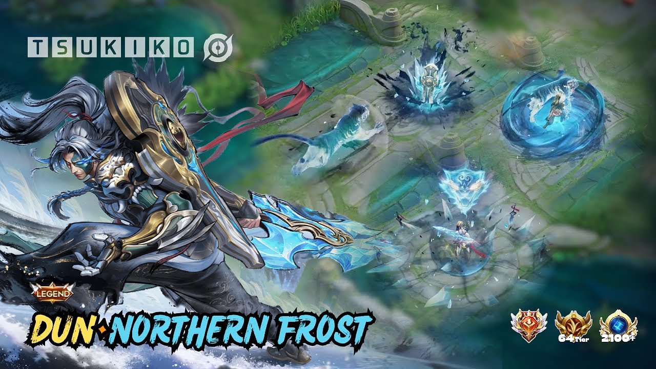 (HOK Dun) 스킨이 이렇게 이뻐도 되는 거야..? 하후돈에 찰떡인 스킨이다 / Hok Dun New Skin Play ...