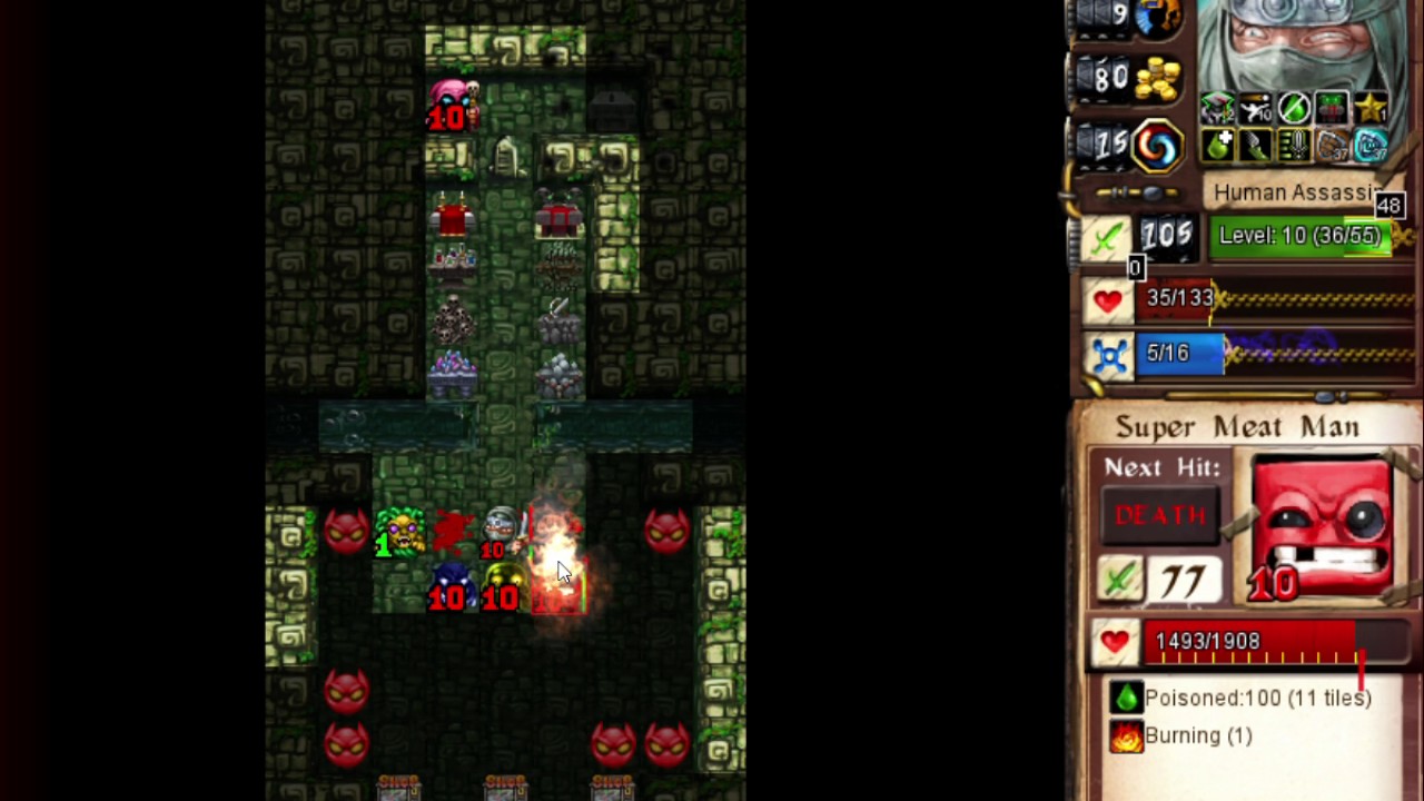 Desktop Dungeons: Naga City VT, Human Assassin - YouTube
