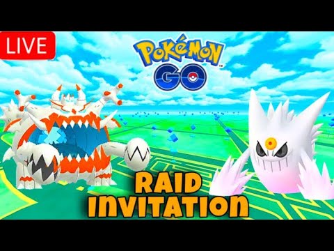 Guzzlord & Mega Gengar Raid Invitation in #PokemonGo - YouTube