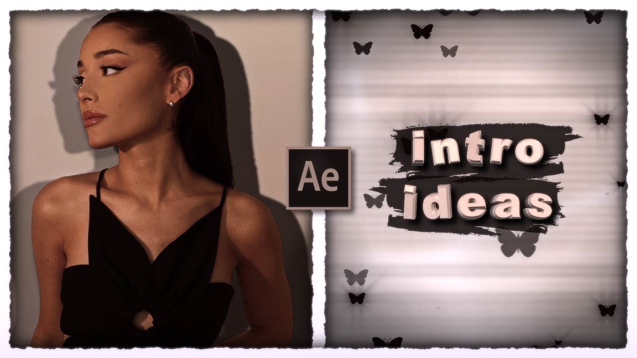 intro ideas for edits | after effects - YouTube