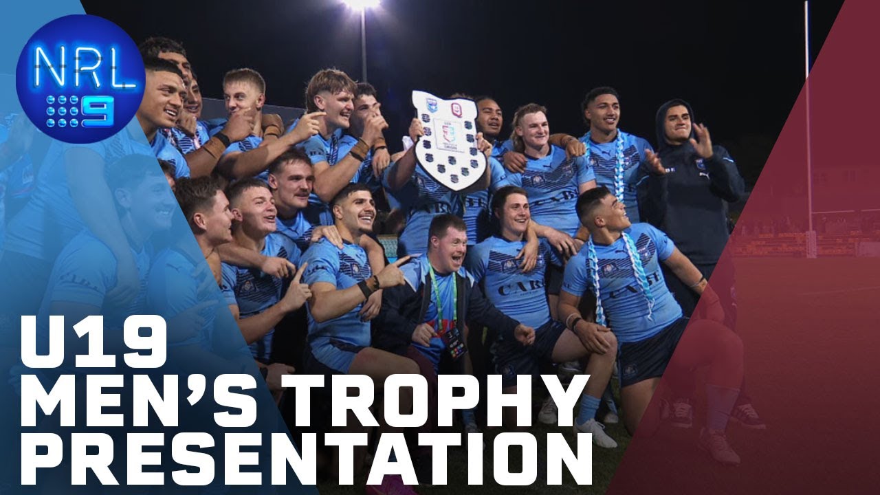 U19 2024 Men's State of Origin Trophy Presentation | NRL on Nine - YouTube