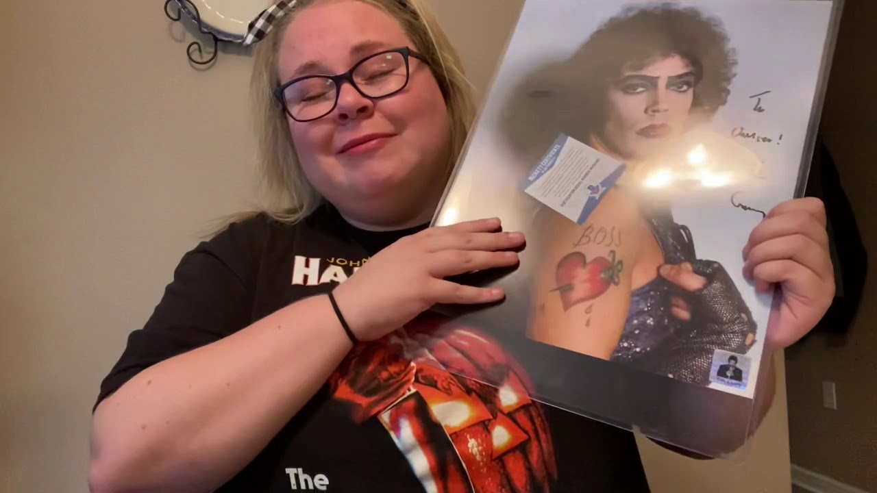 Unboxing my TIM CURRY autograph ️ - YouTube
