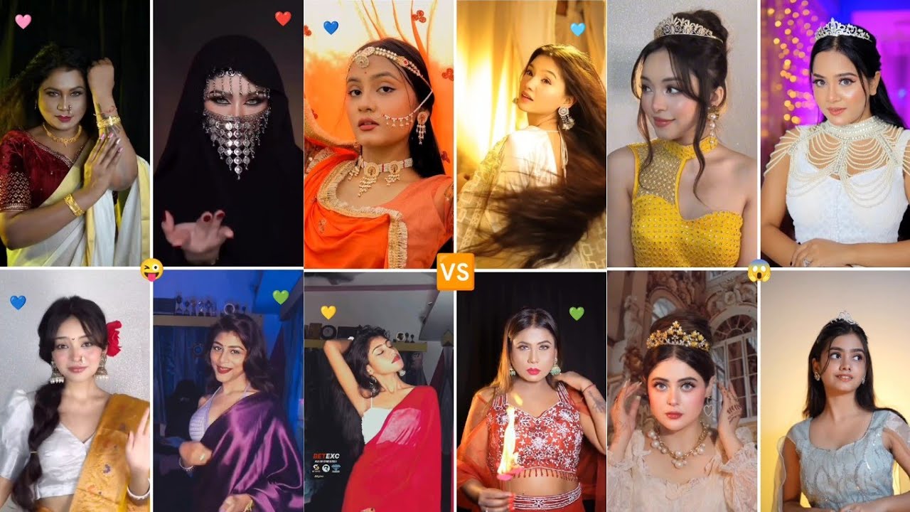 Grils Look Like 😳 Dipika Rana 🆚 Joyti Gupta 🆚 Sneha Dey 🆚 Shapna Nar ...