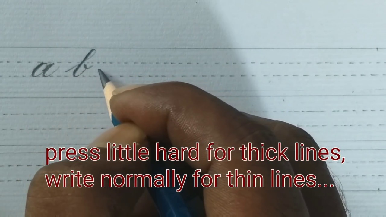 How to write english small letters | pencil writings | for beginners ...