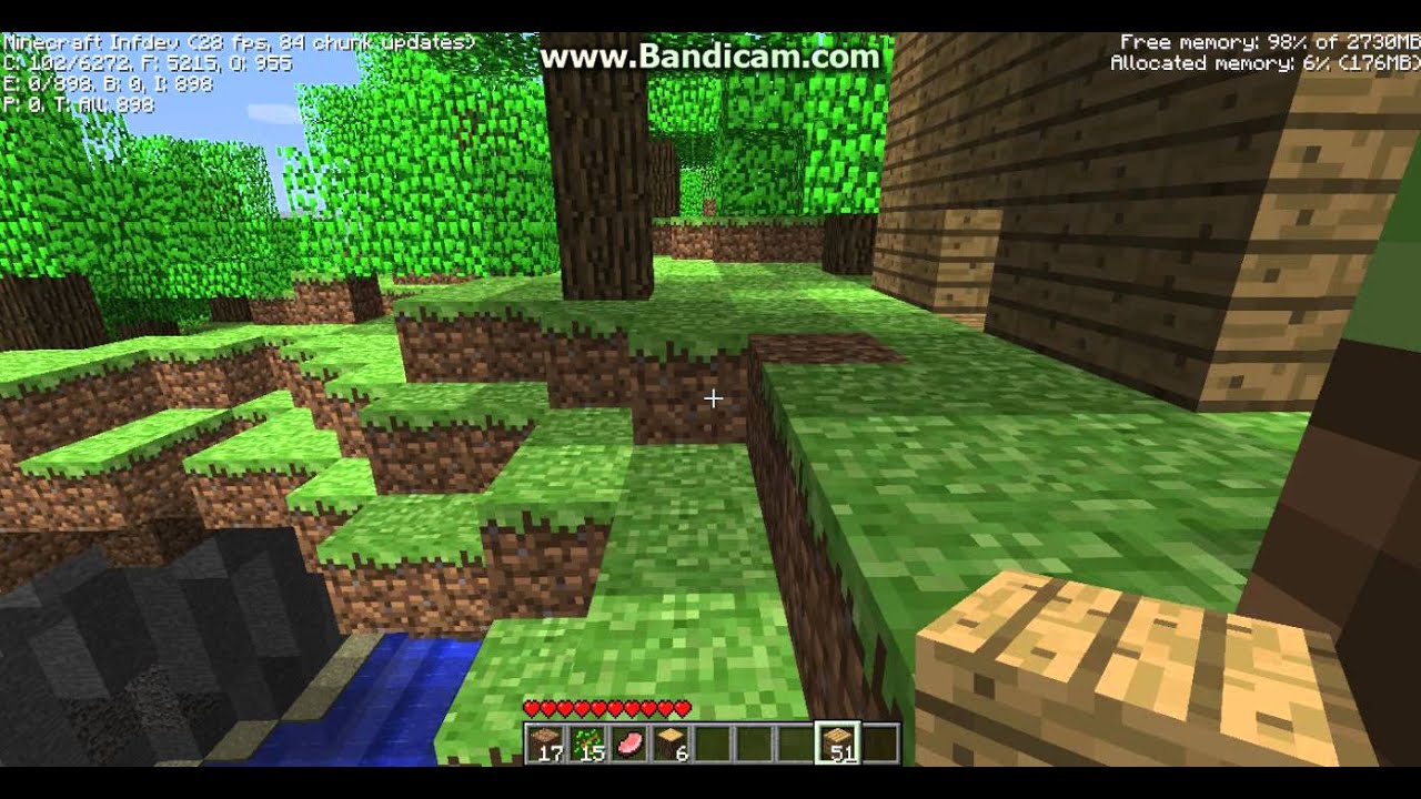 Minecraft Infdev gameplay in 2014 - YouTube