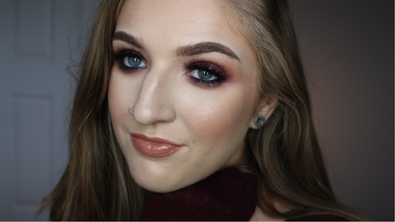 Cranberry Smokey Fall Makeup Tutorial - YouTube