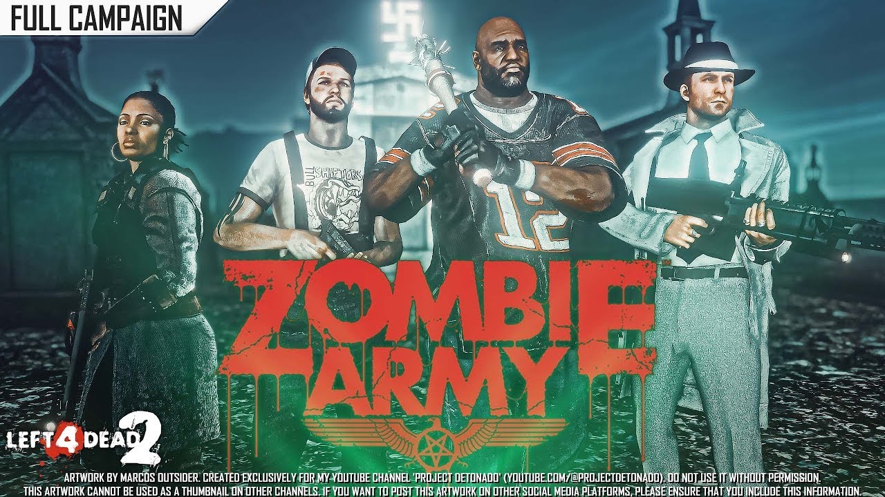 left 4 dead 2 ZOMBY & ARMY gameplay - YouTube